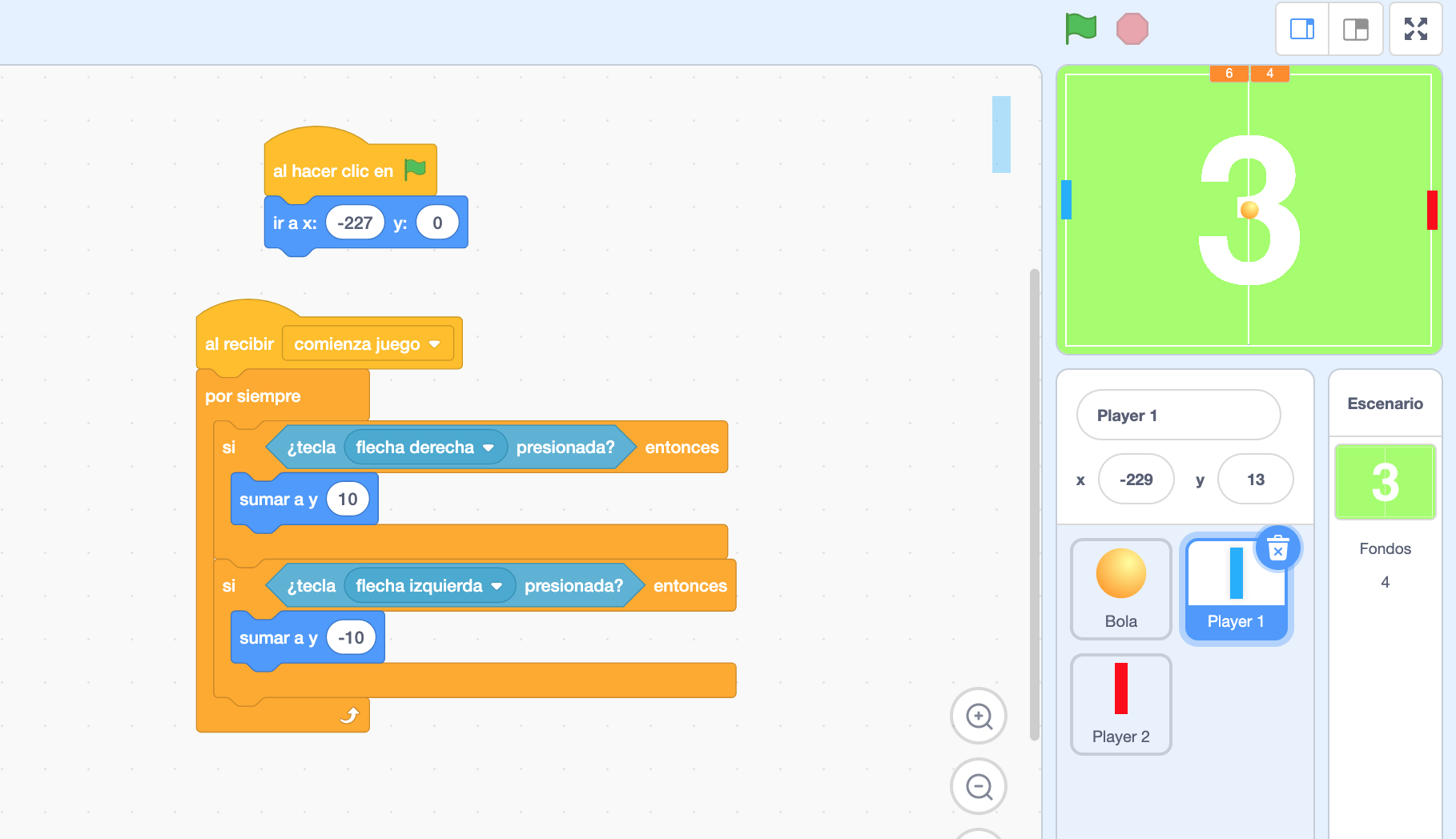 Ejercicios Avanzados de Scratch » TIC en el Aula
