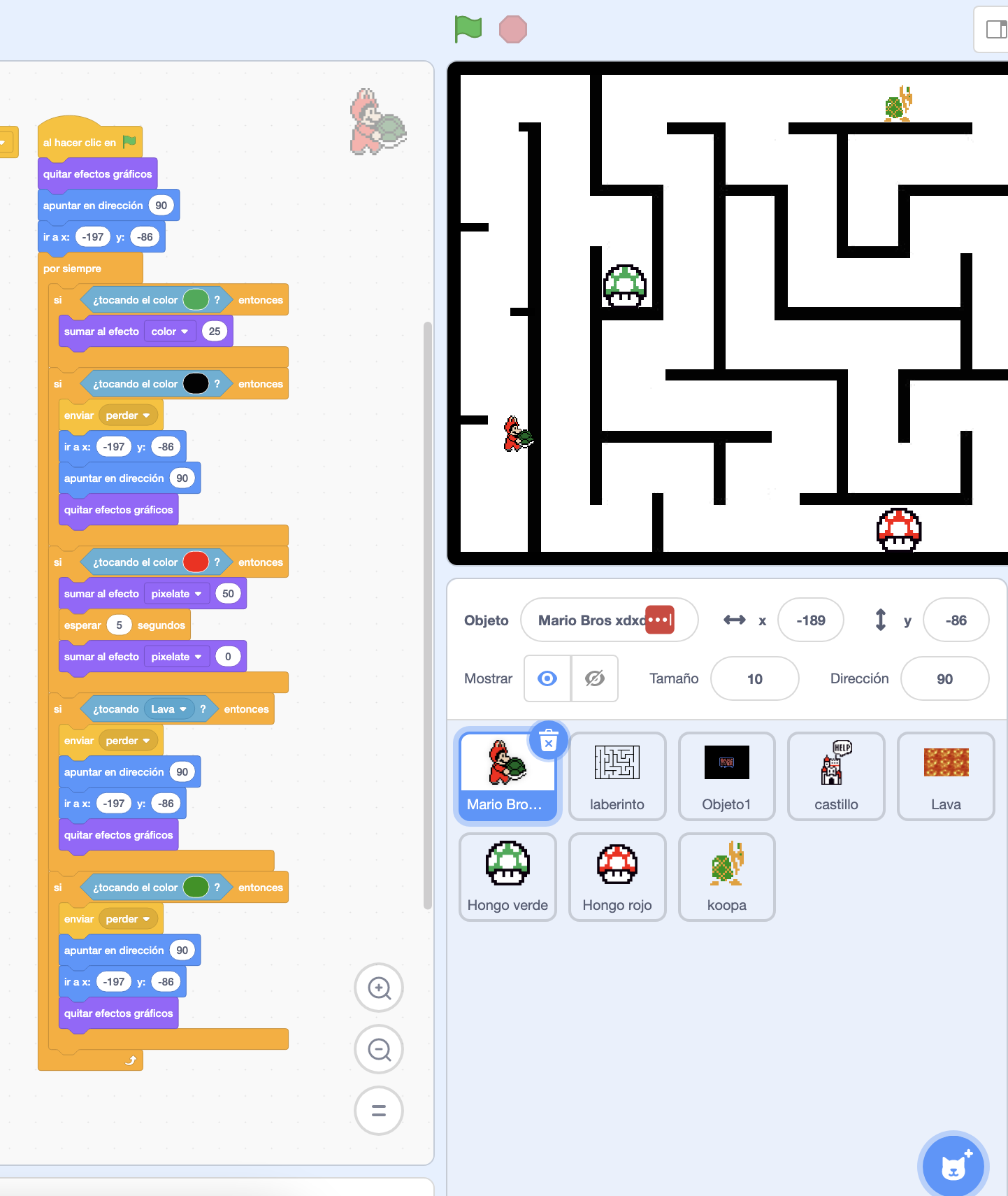 Ejercicios Avanzados de Scratch » TIC en el Aula